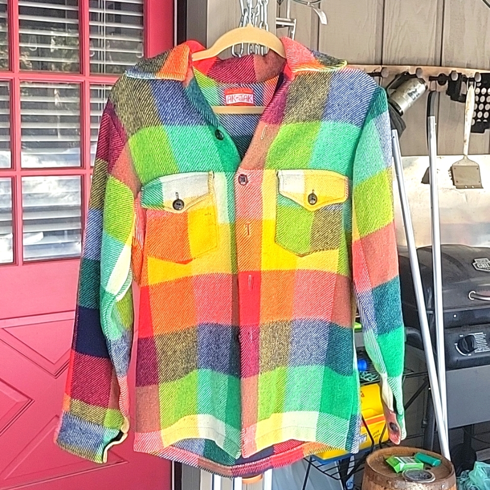 *Vintage* Ak-Jak Wool Jacket - Gem